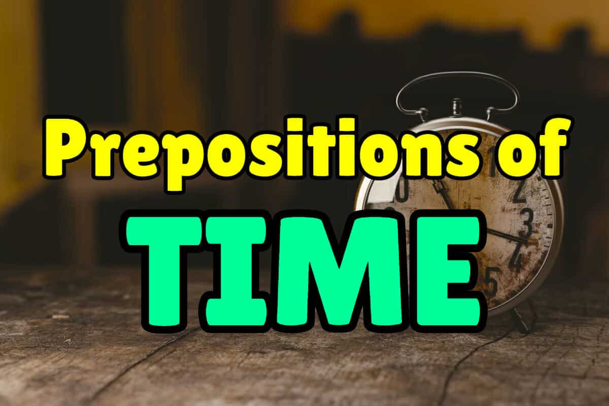 Prepositions of Time in English – Espresso English
