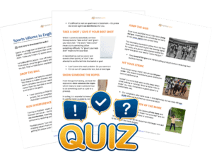 Sports Idioms in English - Espresso English