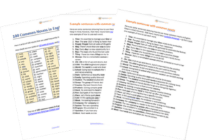 100 Common Nouns in English - Espresso English