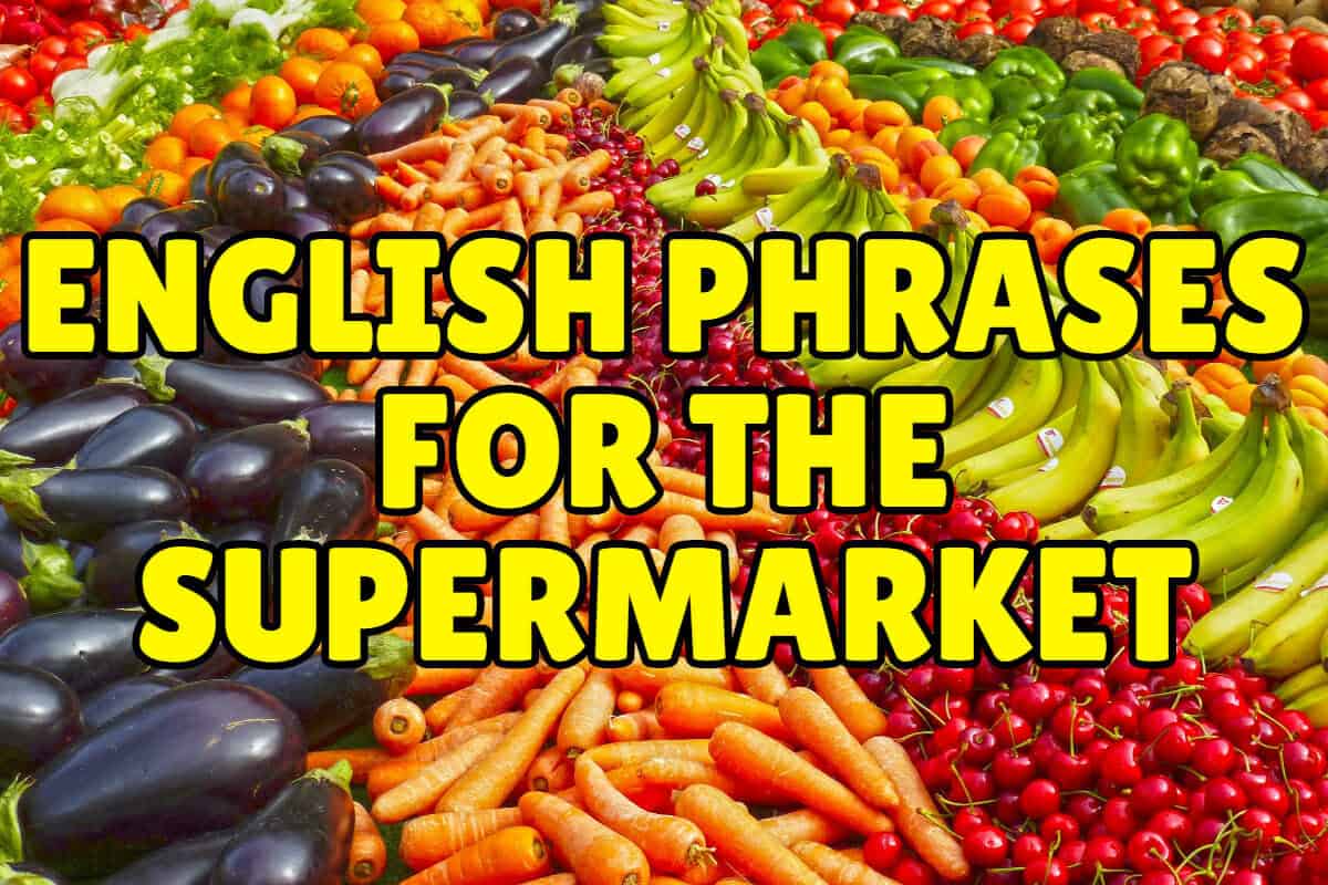 English Phrases for the Supermarket – Espresso English