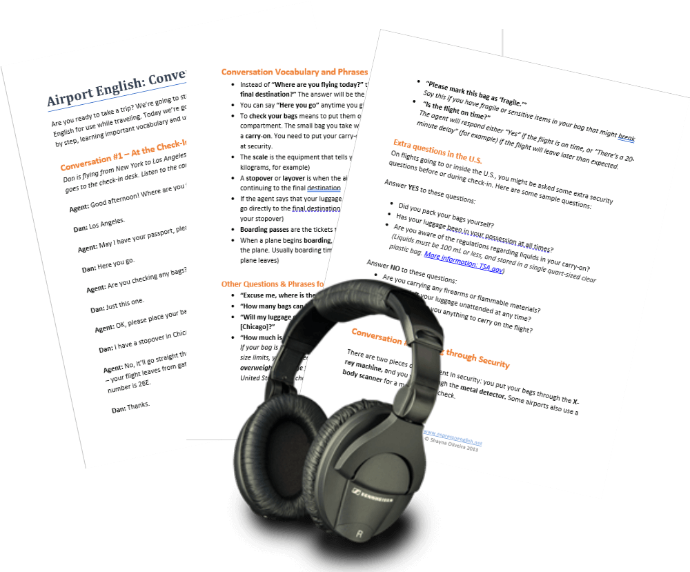 Airport English: Conversation Lesson - Espresso English