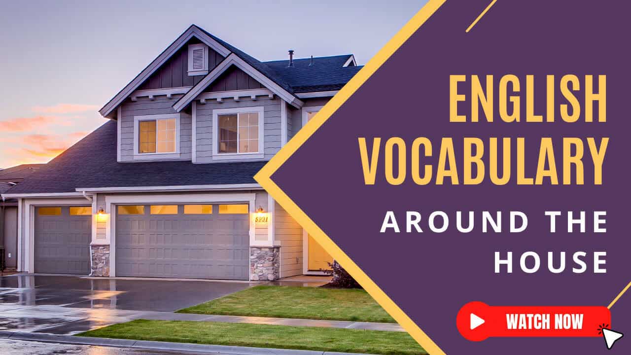 English Vocabulary Words Around the House - Espresso English