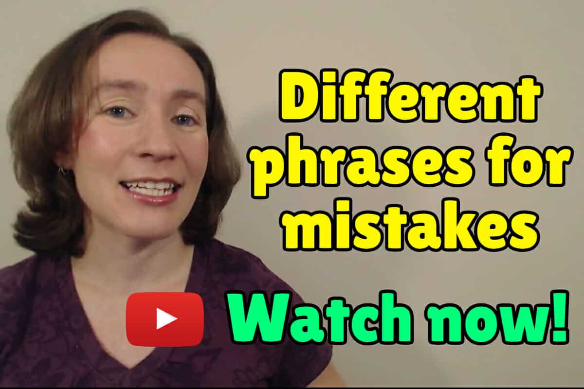 Learn English Phrases for Acknowledging Mistakes – Espresso English