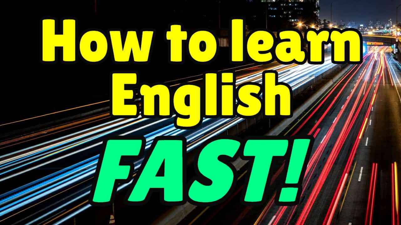 How To Learn English FAST Espresso English