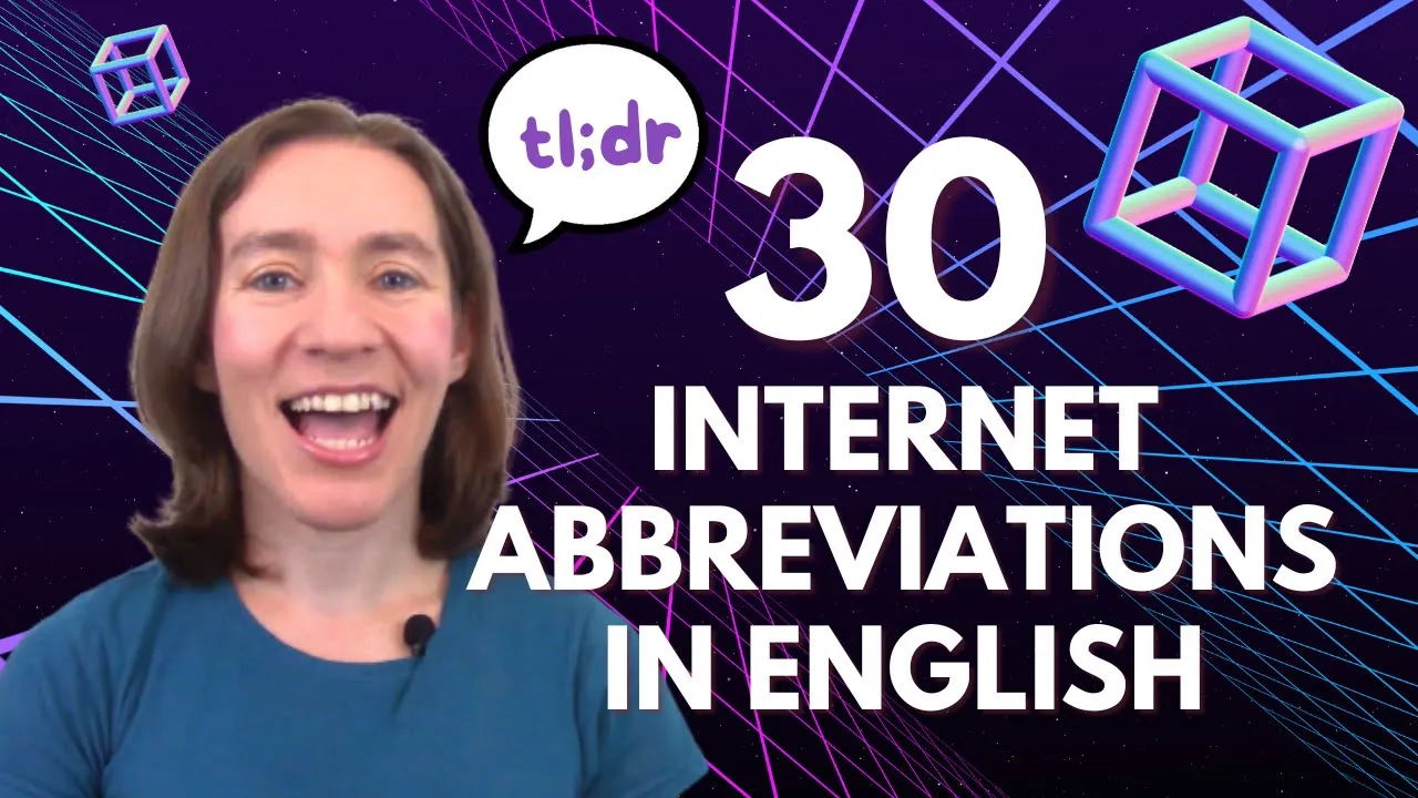 30 common internet abbreviations in English - Espresso English