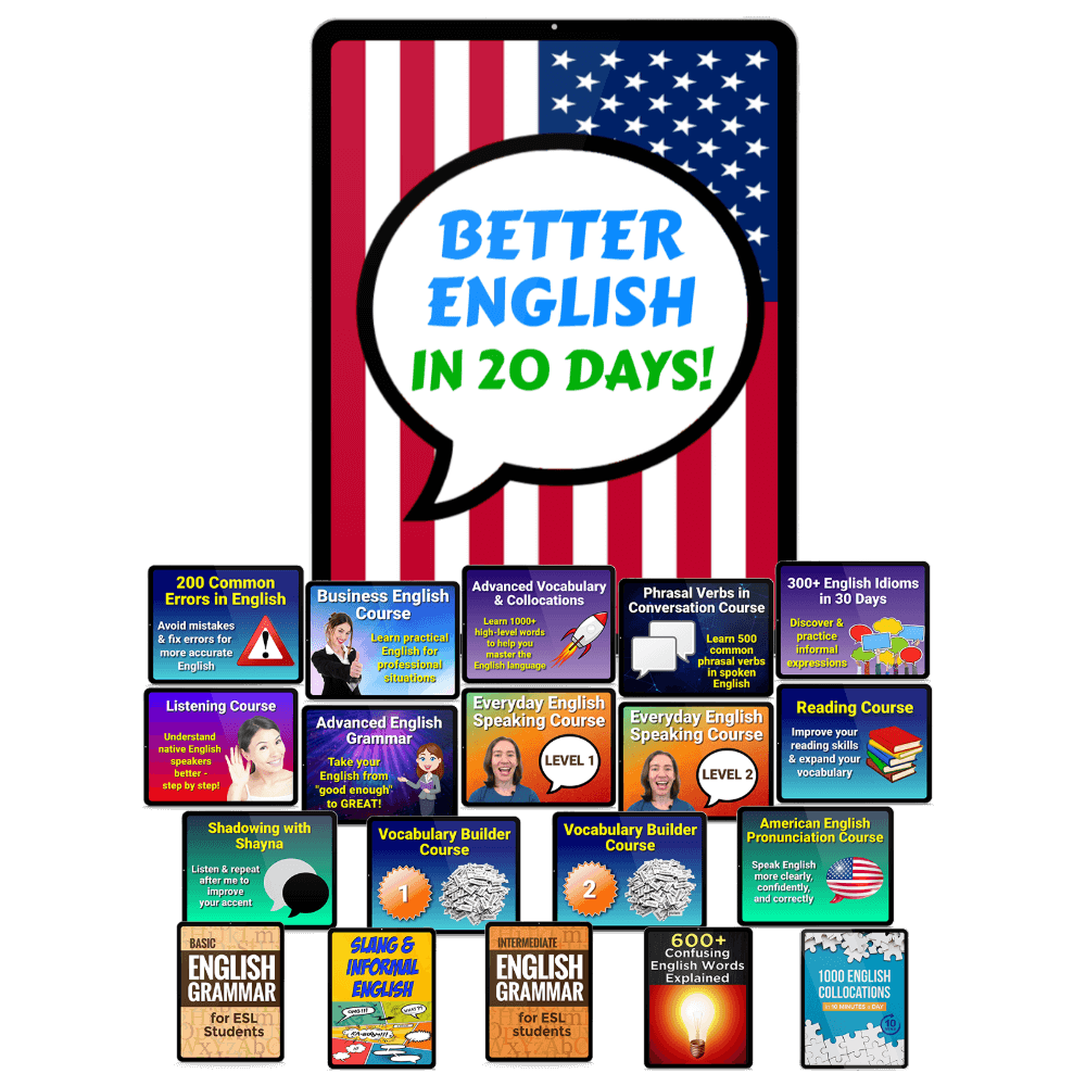 20 Free English Lessons from Espresso English Courses!