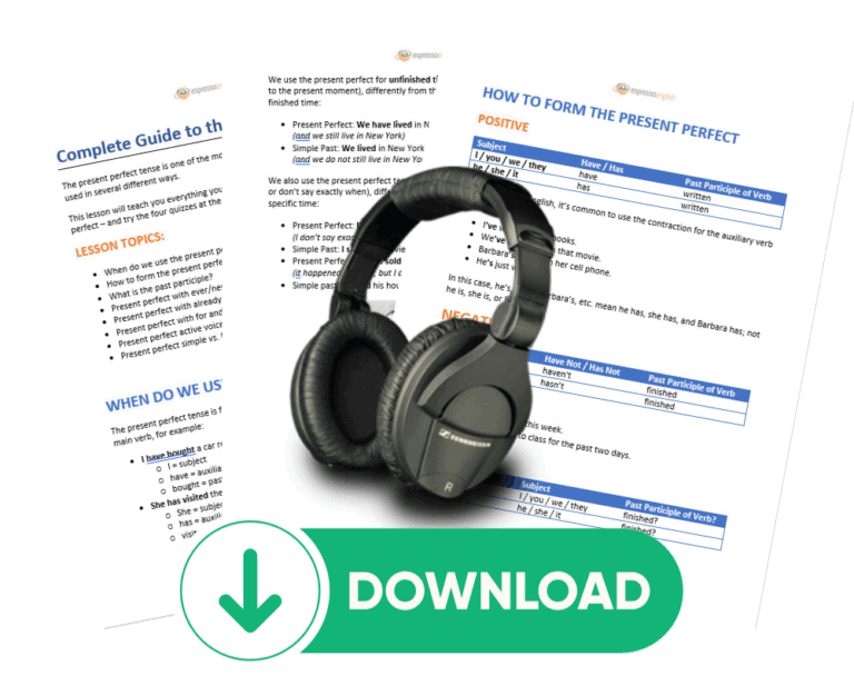 Present Perfect Tense in English: How to use it + examples