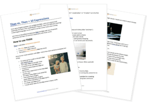 Then vs. than: Difference + Examples - Espresso English
