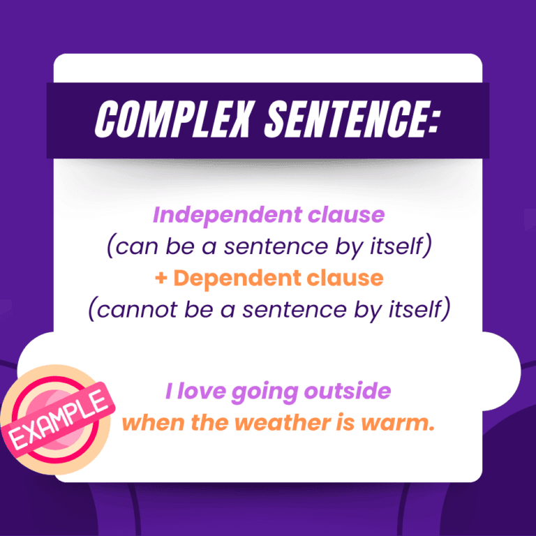 Complex Sentences: 50 Examples - Espresso English