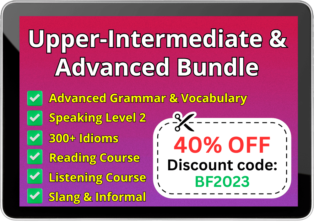 Upper-intermediate & Advanced Bundle - 40% off - Espresso English