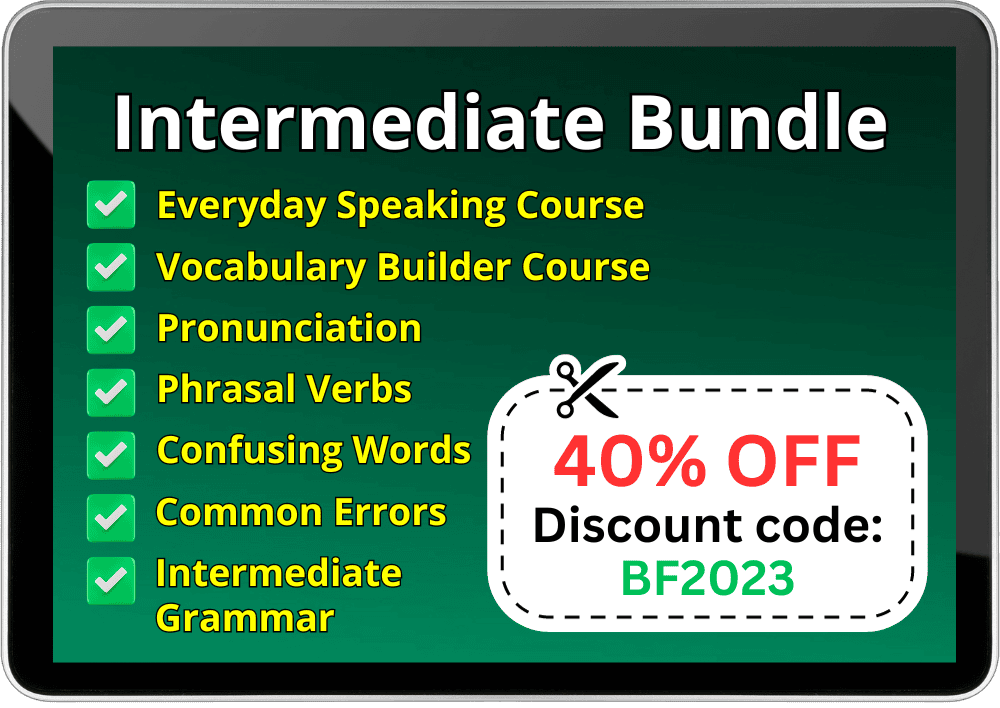 Intermediate Bundle - 40% off - Espresso English