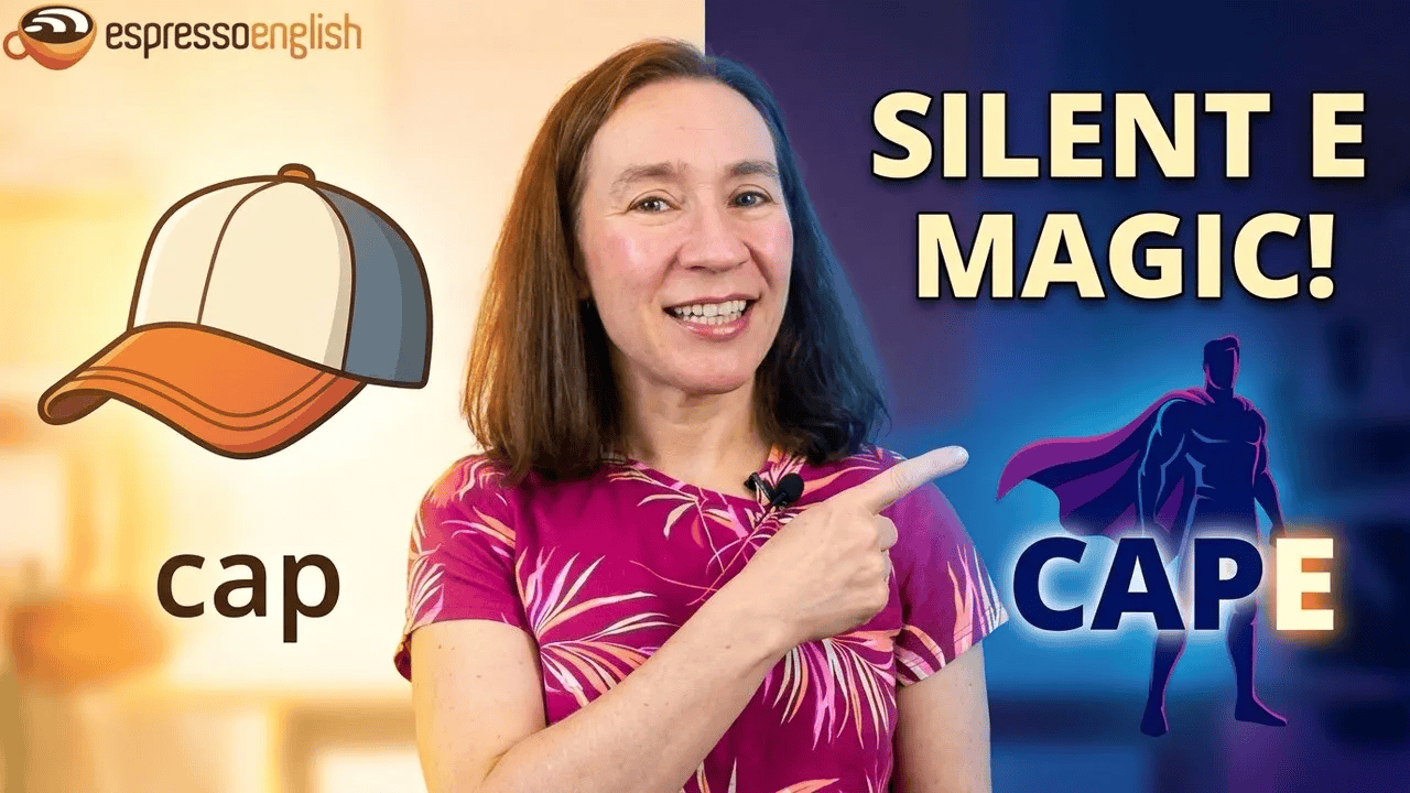 Silent "E" in English - How it changes pronunciation - Espresso English